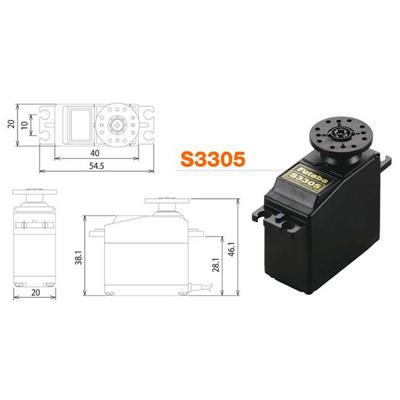 Servo Standard analogique S3305 FUTABA - Esprit Modèle RC
